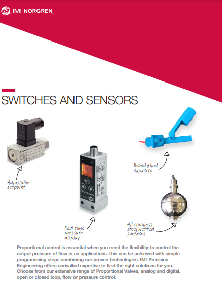 Norgren Switches & Sensors Guide - Cowper